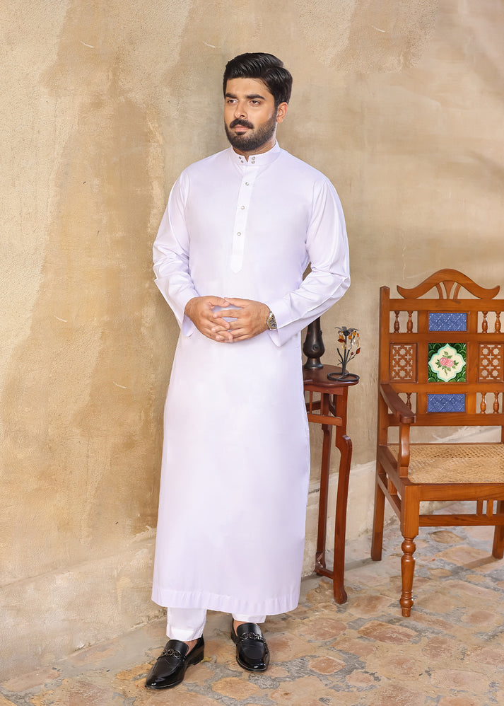 WHITE-JUBBA – Saleem Fabric Pakistan